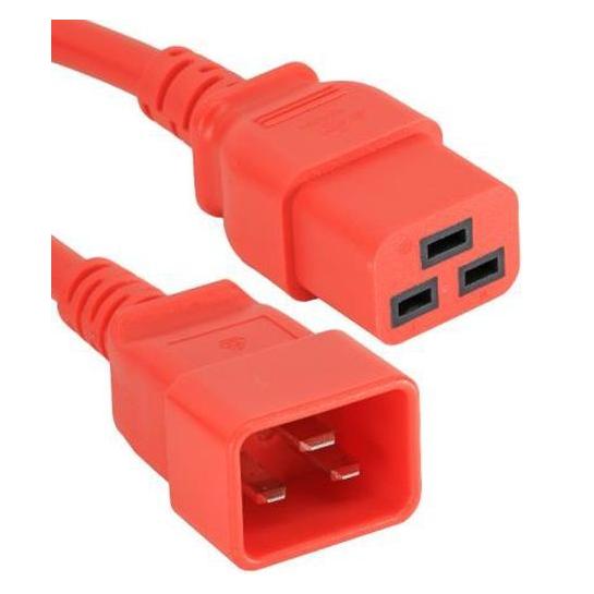 Protect Expert Kaltgeräte-Verlängerungskabel 16 A, C20 Stecker an C19 ...