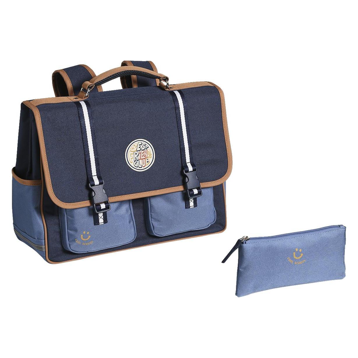 Vertbaudet Jungen-Set: Schultasche & Federmappe COOL SCHOOL - Digitec