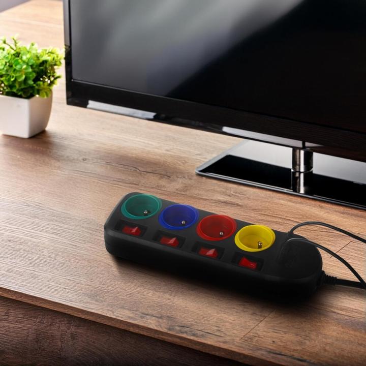 Maclean Steckdosenleiste 4-fach 1,5m MCE508 B - kaufen bei Galaxus