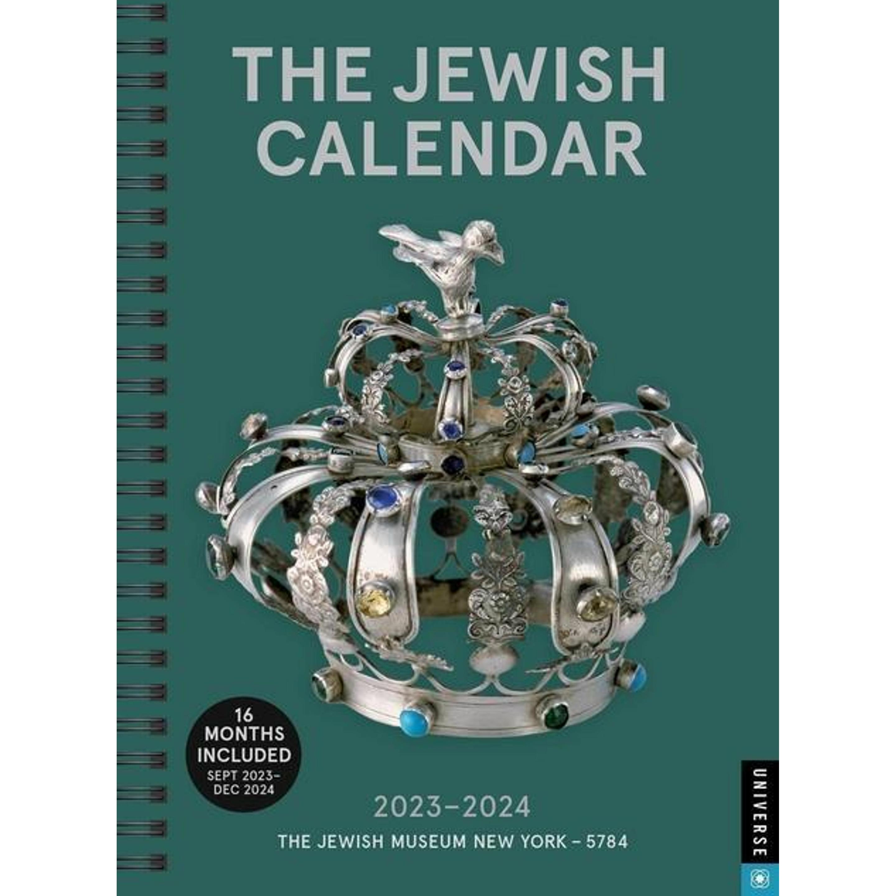 The Jewish Calendar 2023-2024 (5784) 16-Month Planner - Digitec