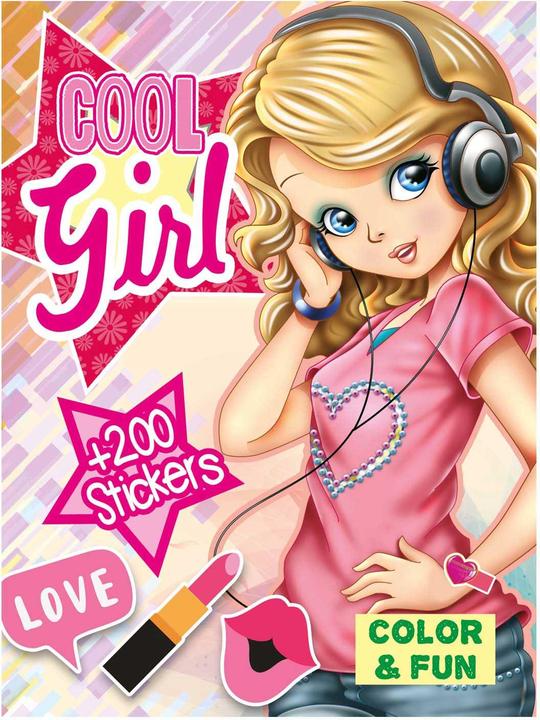 Boek Specials Color & Fun Malbuch für Mädchen mit 200 Aufklebern - Galaxus