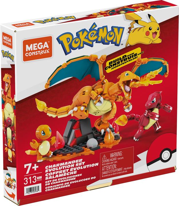 Mega Construx Pokémon Charmander Evolution Set - kaufen bei Galaxus