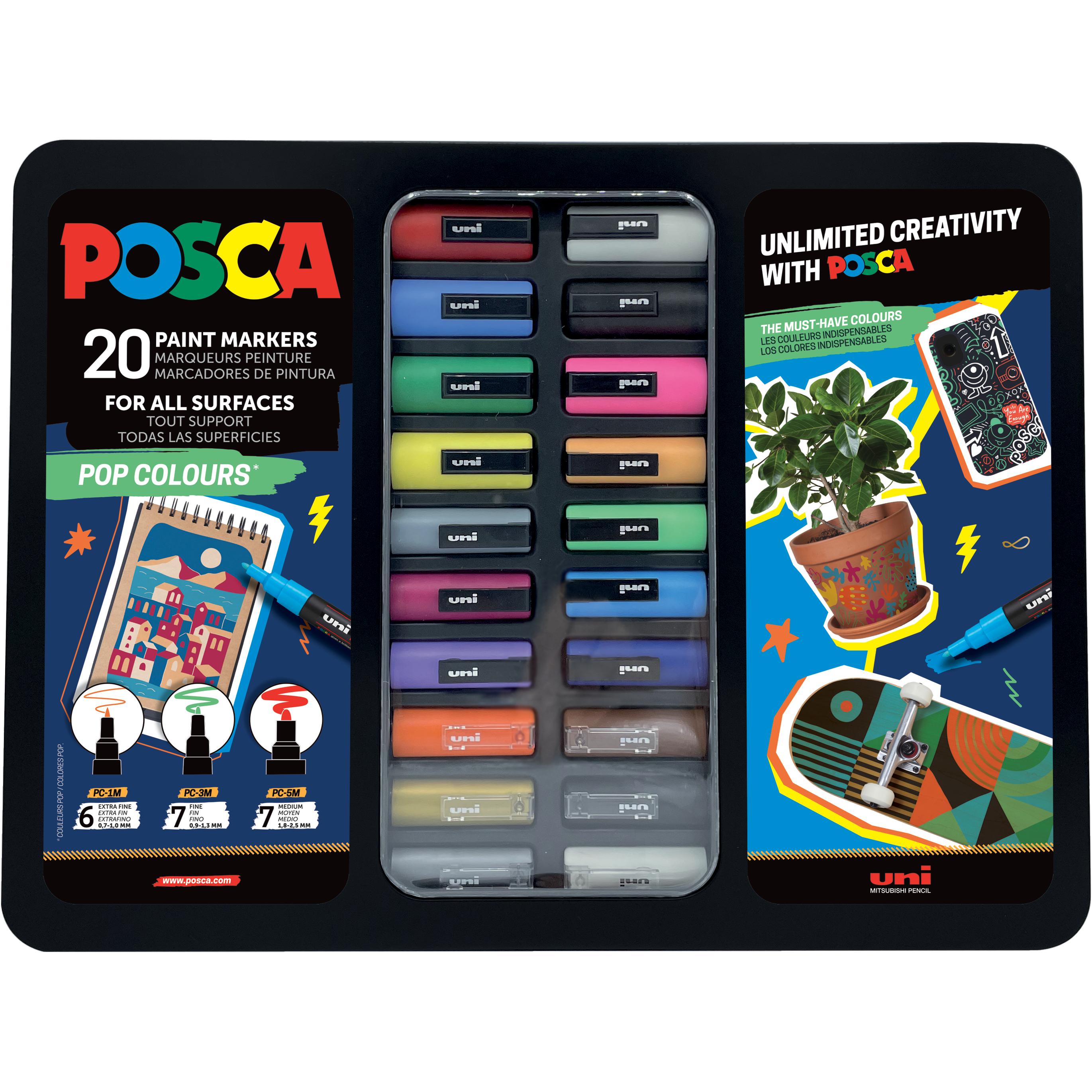 Posca Metal Tin Pop Colours - (401535) - kaufen bei Galaxus