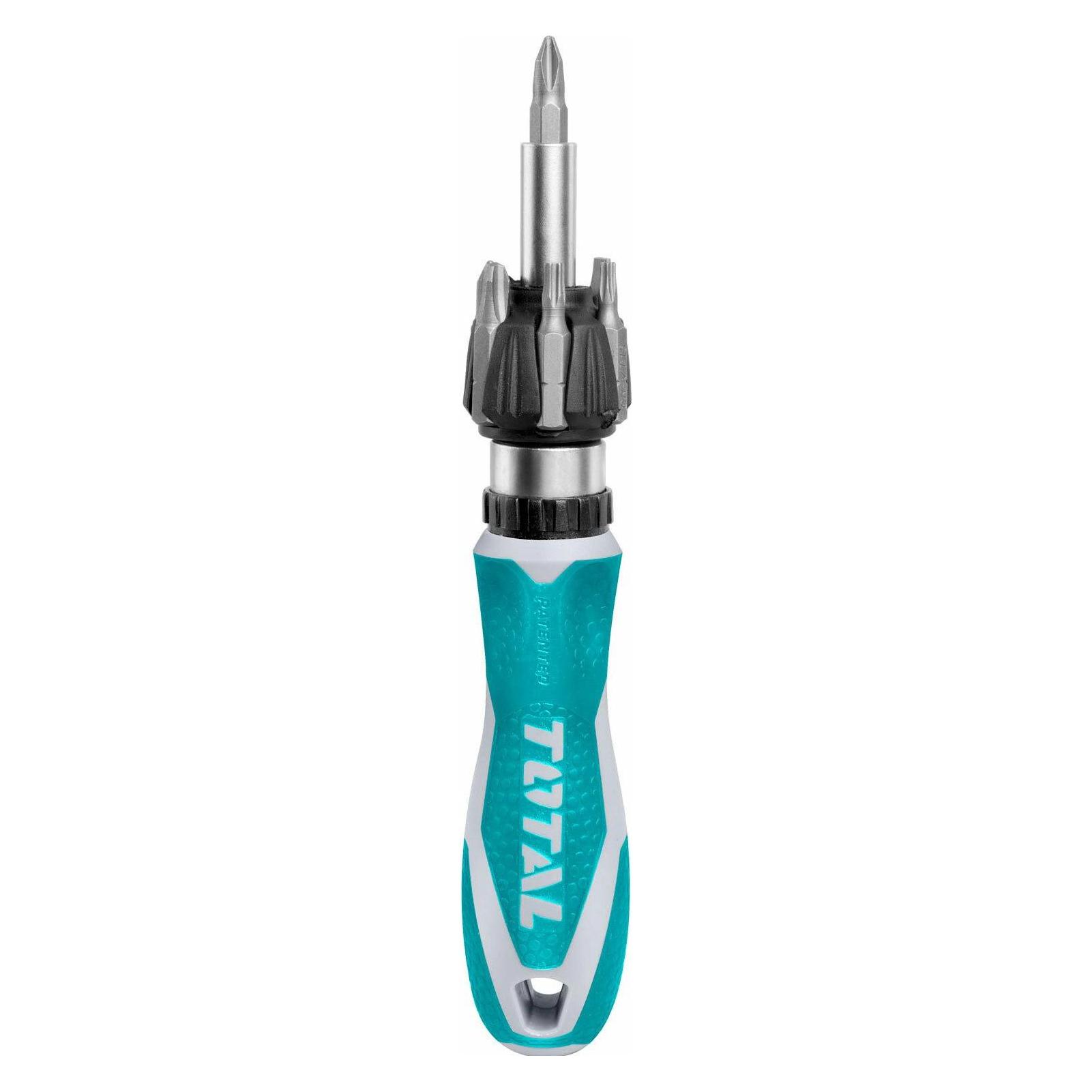 Total Ratschen-Schraubendreher, 8in1, CrV, Industrie