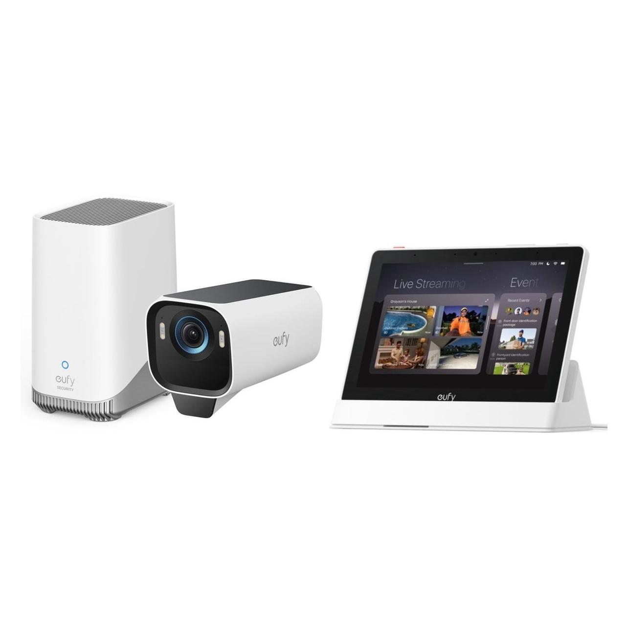 eufy S3 Pro MaxColor Vision 4K Outdoor Camera with HomeBase 3 and Smart ...
