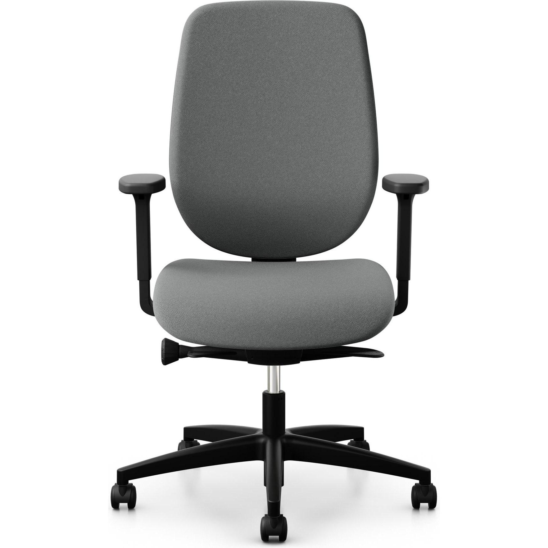 Giroflex Drehstuhl 353-4529 mit 2D Armlehnen, Grau/Schwarz, Neu - Galaxus