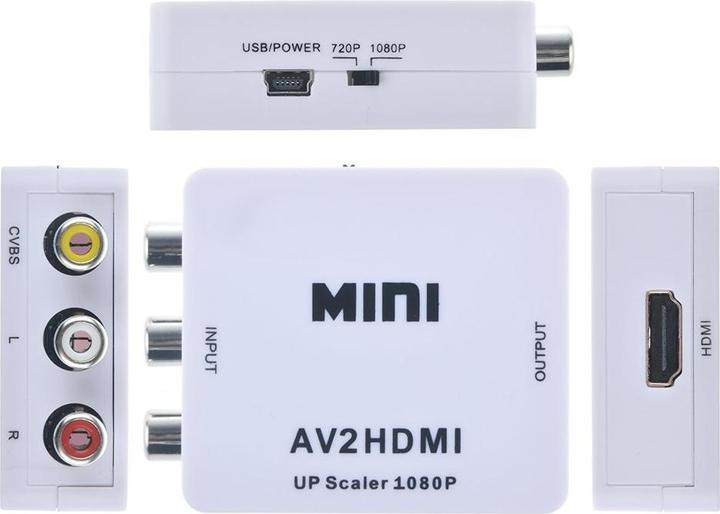 JTI Mini AV to HDMI video converter adapter 720p 1080p - Digitec