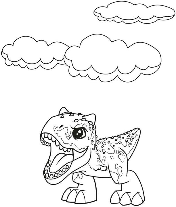 jurassic world lego dinosaur coloring pages