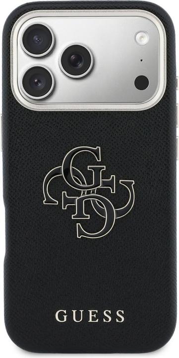 Guess - Hardcase Resin Logo (GUHCP17L5PS4RGGK) - iPhone 17 Pro - Black ...