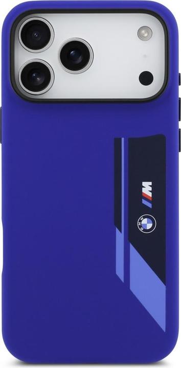 BMW M Silicon Vertical Logo MagSafe Case for iPhone 17 Pro Max Navy ...