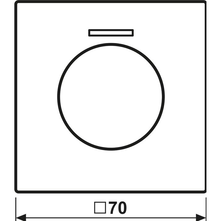 JUNG Drehknopf Symbol Dimmer LS edst mt ES1940KO5 - kaufen bei Digitec