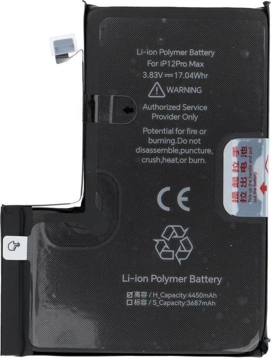 NoName Battery JCID JCID Battery for iPhone 12 Pro Max 4450 mAh (high ...