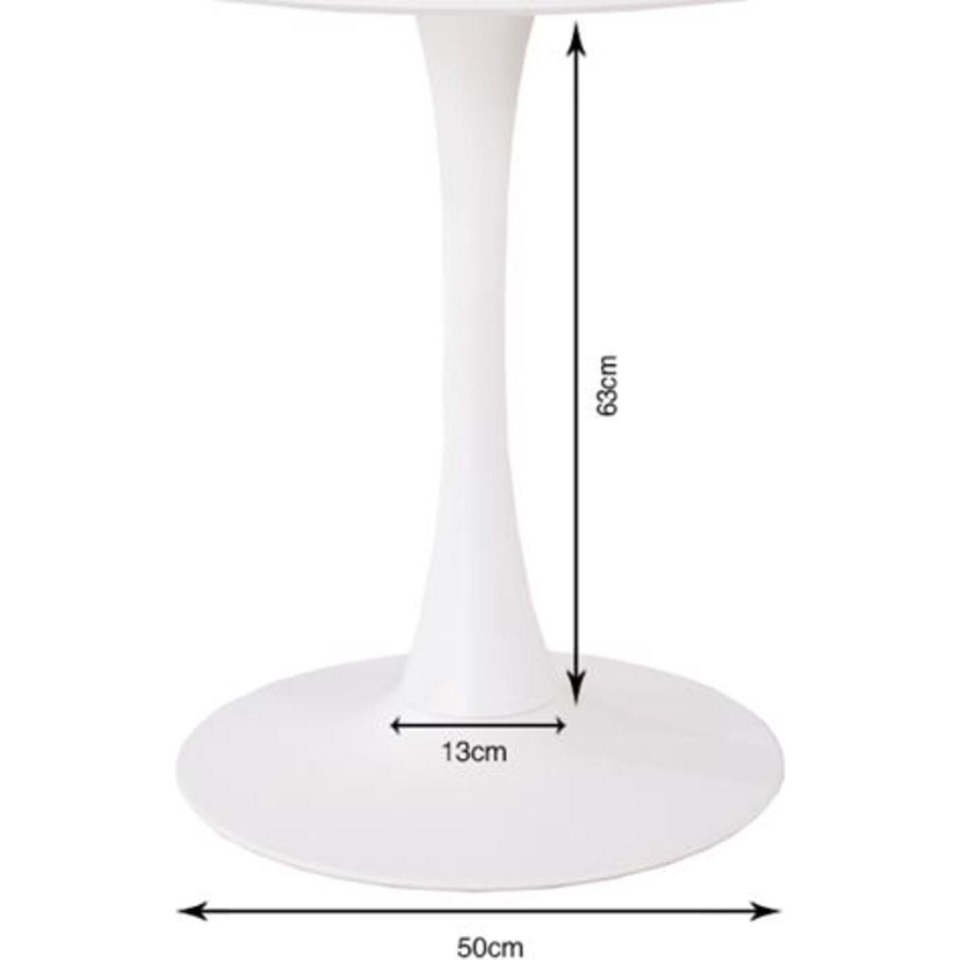 Kare Design Tischgestell Schickeria weiss rund 80 - kaufen bei Digitec