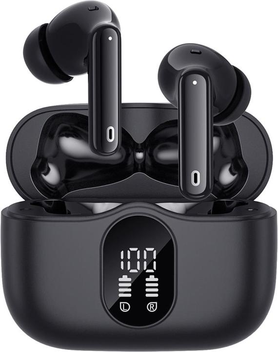 Techsuit - Wireless Earbuds (A90) - Bluetooth V5.4, 300mAh, ANC, ENC, 4 ...