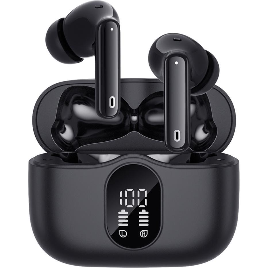 Techsuit - Wireless Earbuds (A90) - Bluetooth V5.4, 300mAh, ANC, ENC, 4 ...
