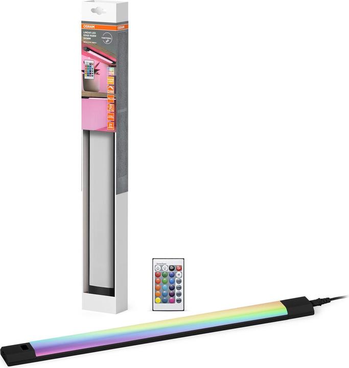 Osram 50cm LED Lichtleiste Linear Edge Sensor RGBW DIM Remote Control ...