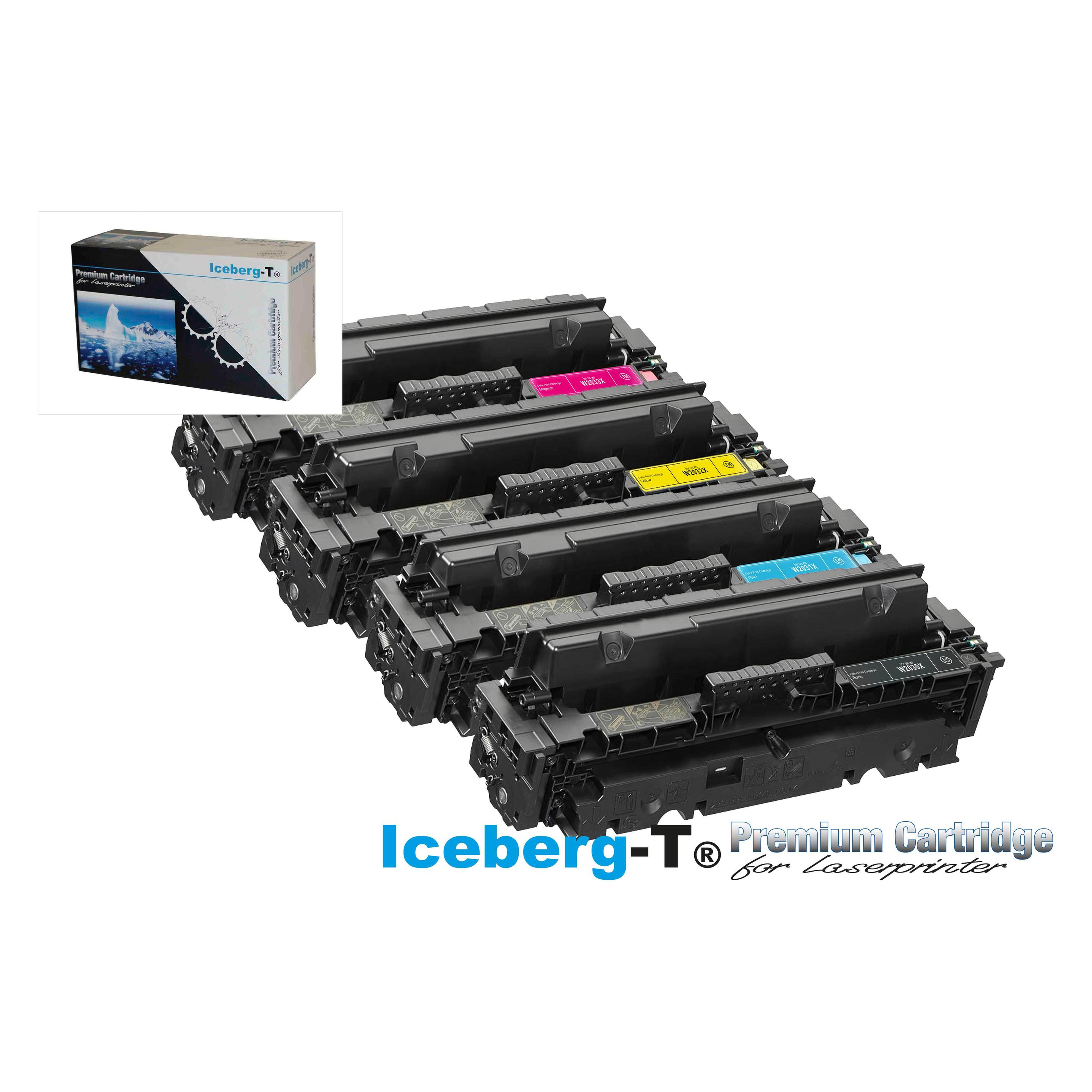 Iceberg-T Toner SET W2030X / 415X Set mit allen vier Farben