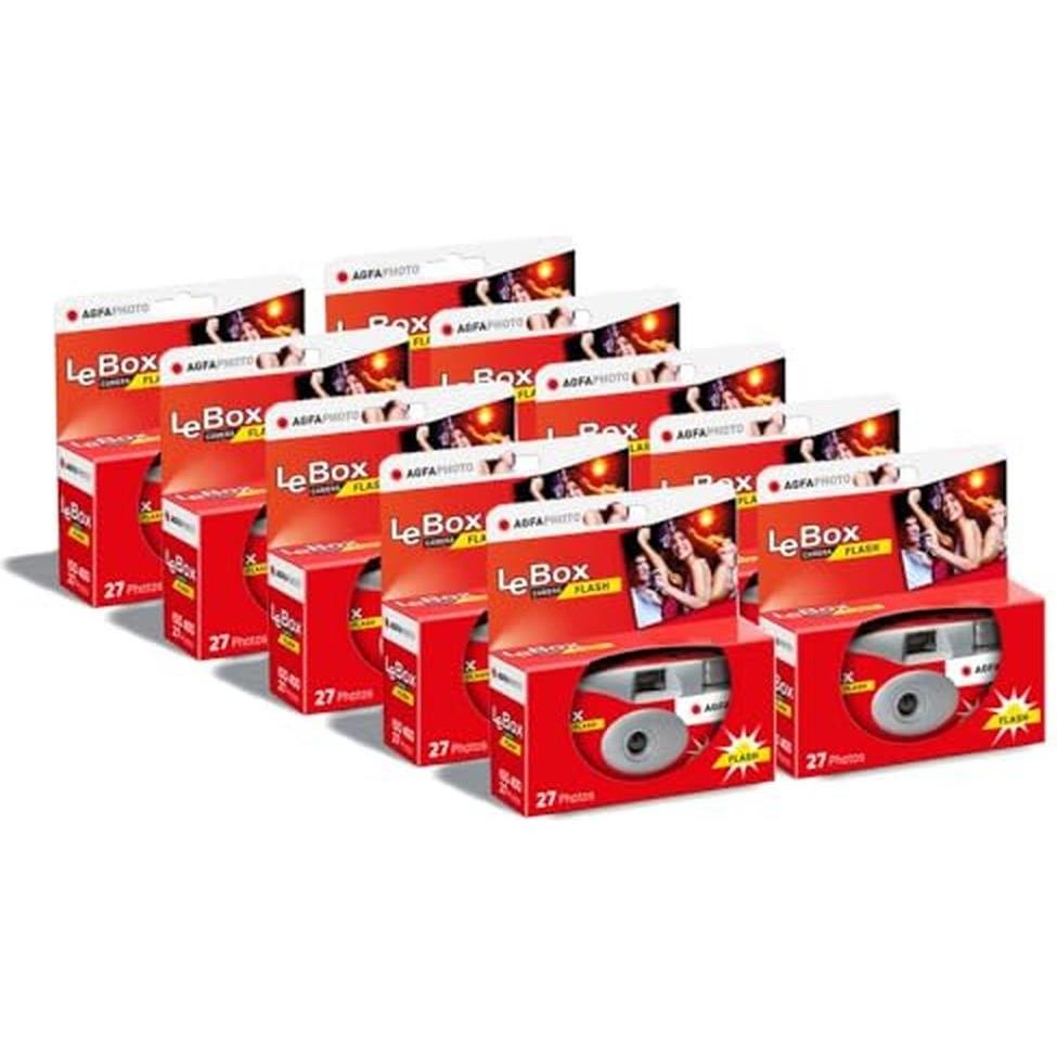 AGFAPHOTO AGFA Photo 601020 Disposable Camera LeBox Flash 27 Photos ...