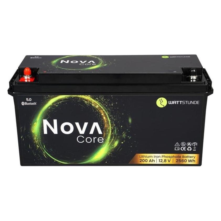 Wattstunde Batterie NOVA Core 200 Ah LiFePO4 (12.80 V, 200 Ah)