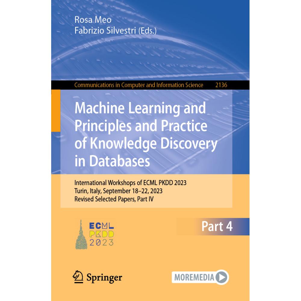 Springer Machine Learning and Principles and Practice of Knowledge Discovery in Databases - Galaxus