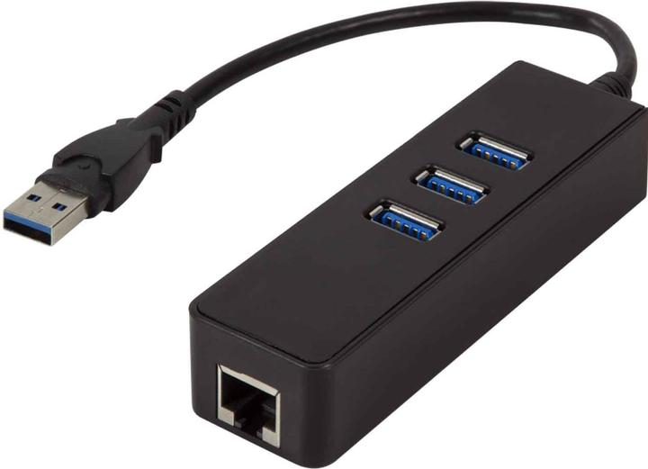 Zubehör für LogiLink USB 3.0 3-Port-Hub mit Gigabit Ethernet UA0173A ...