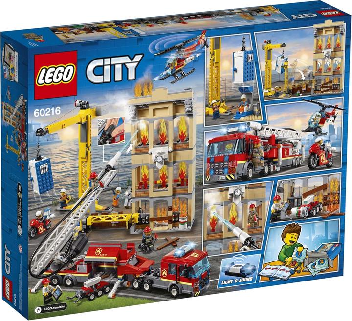 LEGO City Feuerwehr-Stadtset mit Licht & Sound - kaufen bei Galaxus
