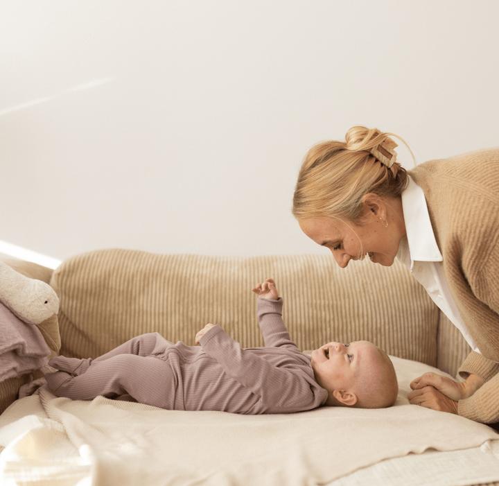 Emma & noah Schlafanzug mit Füssen Essential Berry - Galaxus