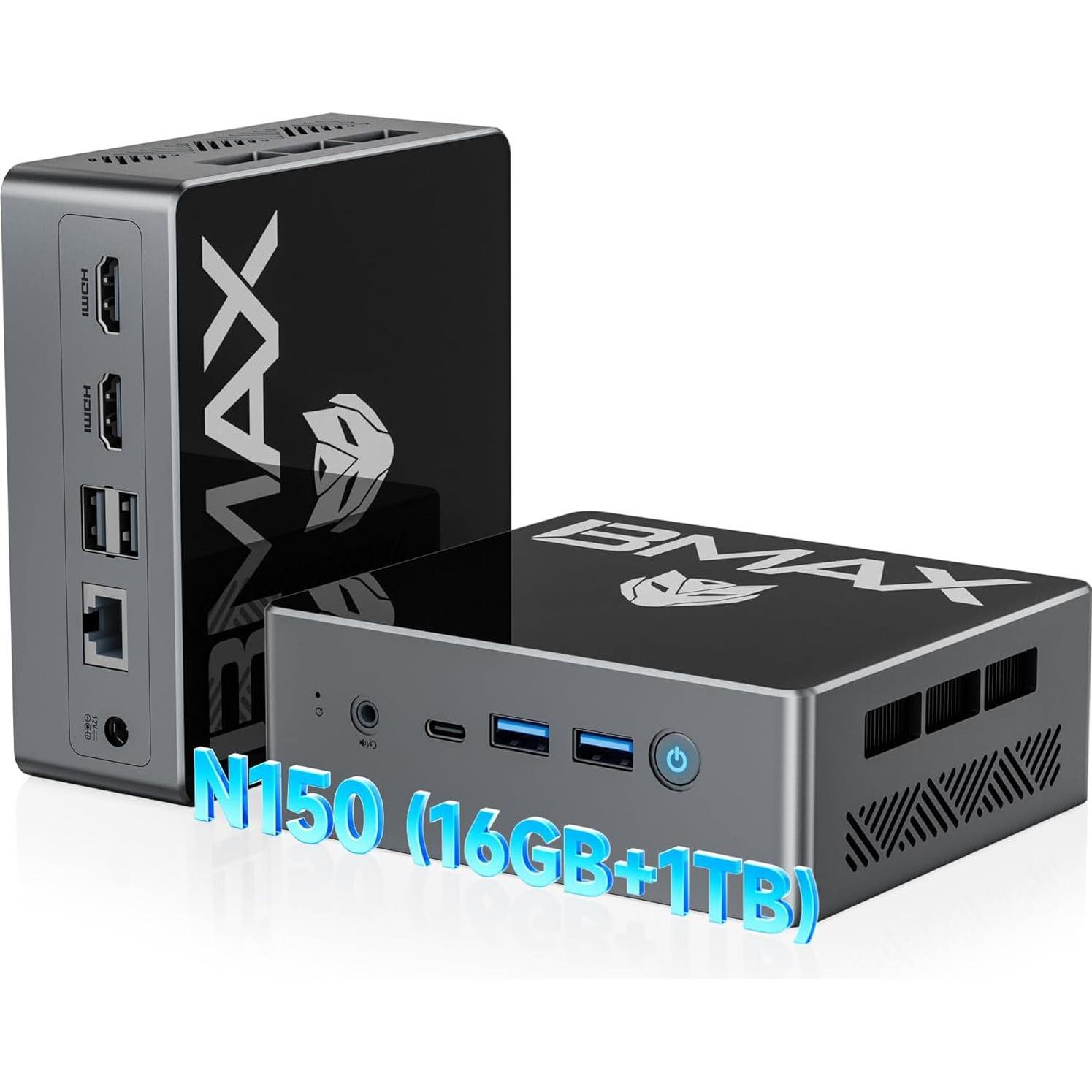 Bmax Mini PC B4 Turbo Twin Lake mit Triple 4K Display, W-11Pro - Digitec