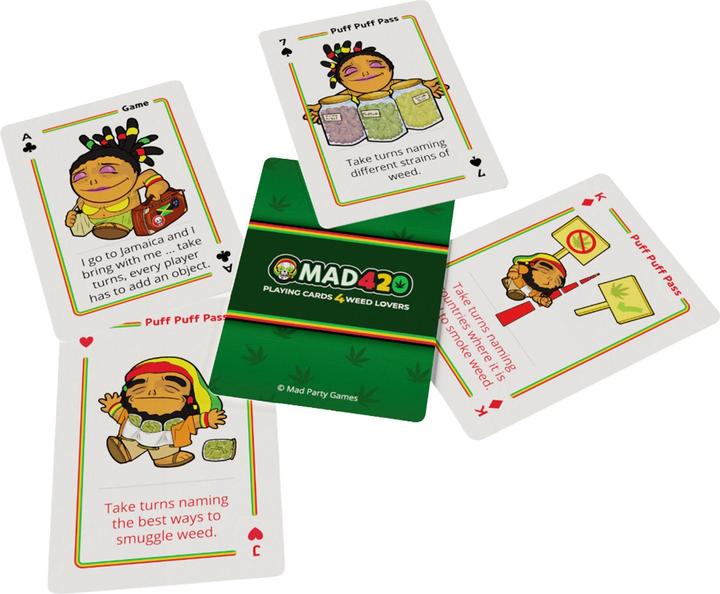 Mad Party Mad420 Playing Cards - Weed Game - kaufen bei Galaxus