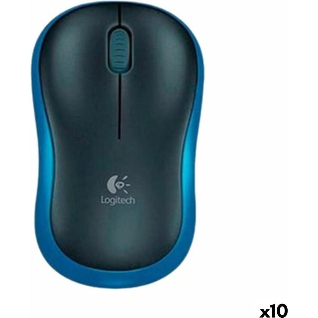 Logitech Schnurlose Mouse M185 Blau 1000 dpi (10 Stück) - Digitec