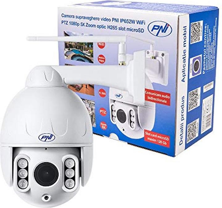 PNI Video surveillance camera IP652W WiFi PTZ 1080p 2MP 5X optical zoom ...