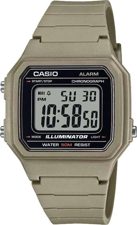 Casio Unisex-Uhr SPORT ILLUMINATOR WR 50M, ALARM, CHRONOGRAPH (Ø 41 mm ...