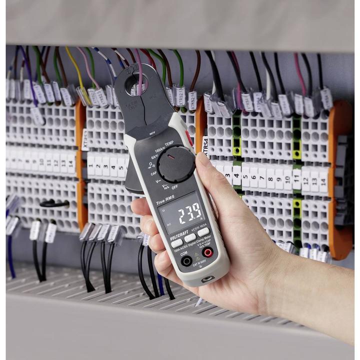 Voltcraft VC515 160A Stromzange Auflösung 1 mA CAT III 600 V Anzeige ...