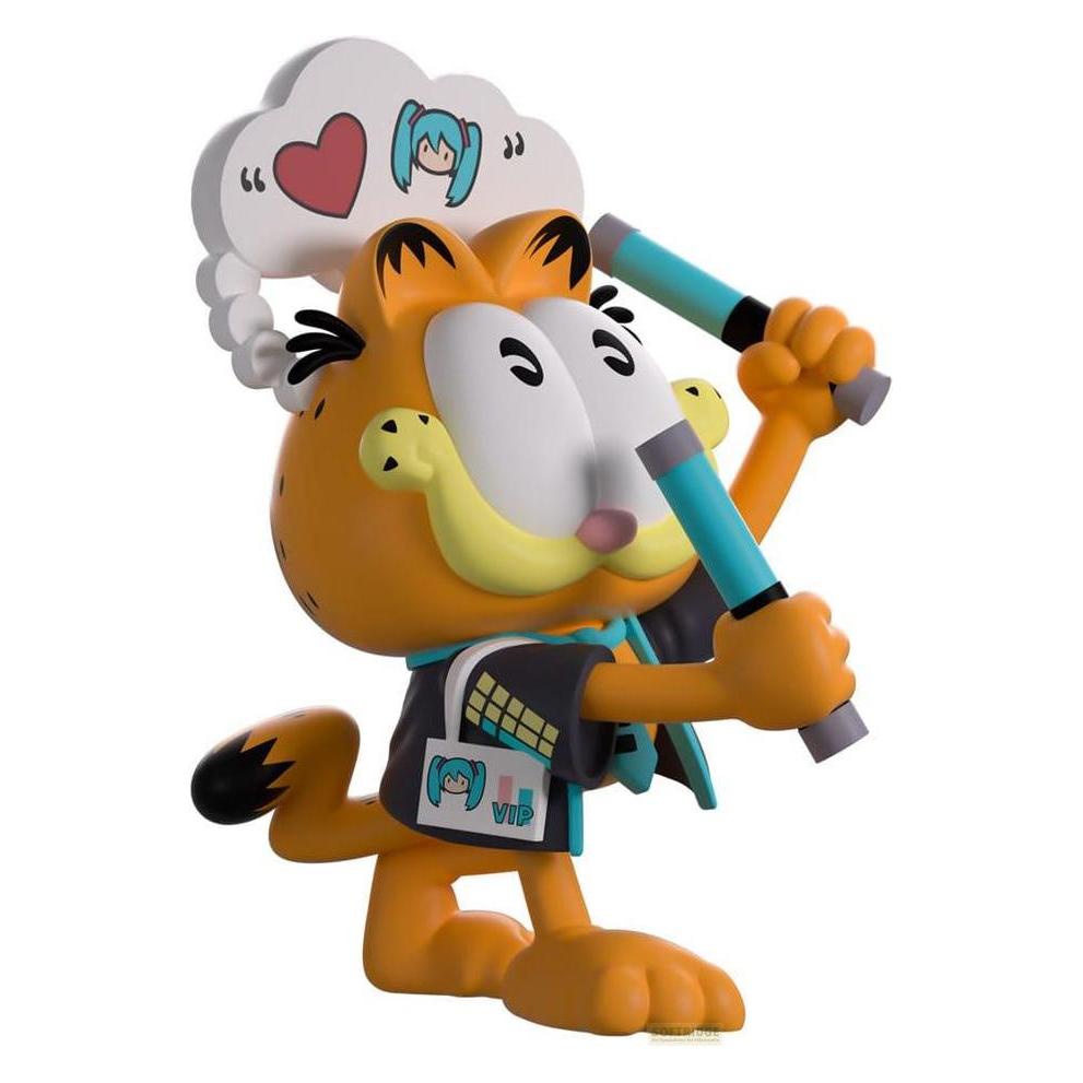 Youtooz Hatsune Miku x Garfield Vinyl Figur Miku Concert Garfield 13 cm ...