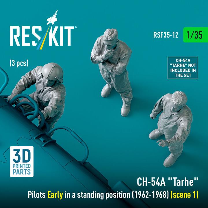 ResKit CH-54A Tarhe pilots Early in a standing position (1962-1968 ...
