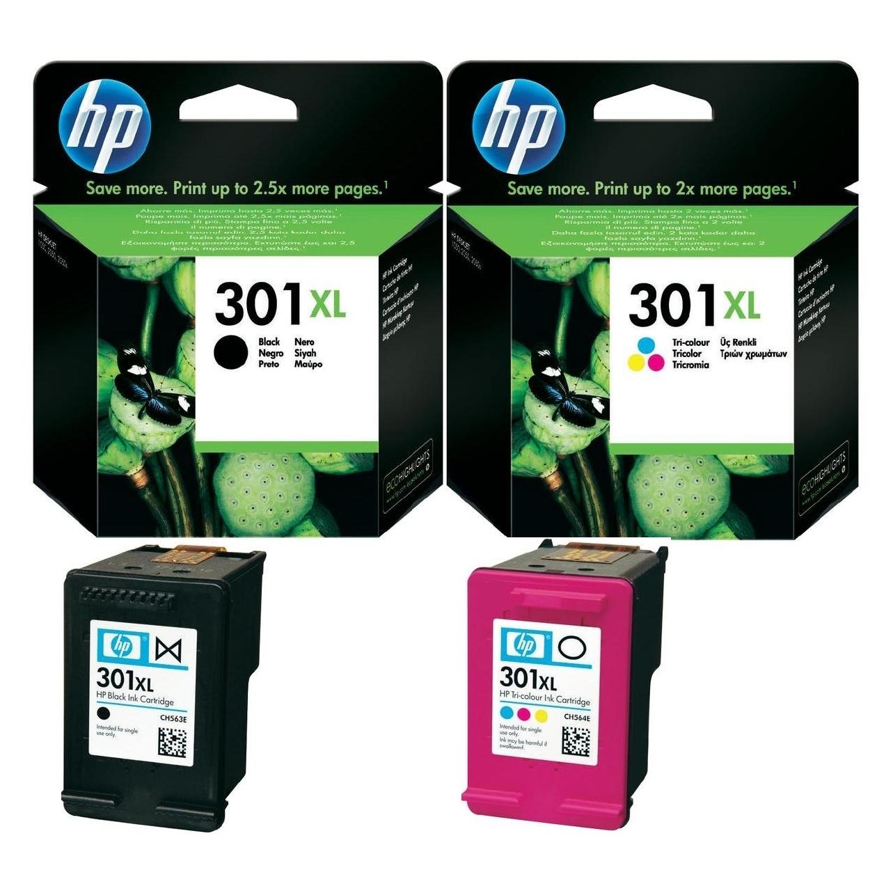 HP 301 XL Patronen Original DeskJet 1000 1050A 2050A 2540 3050A 1010 ...