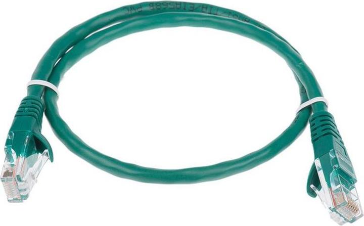 RS PRO Ethernet cable Cat.5e, 0.5m, green patch cable, A RJ45 U/UTP ...