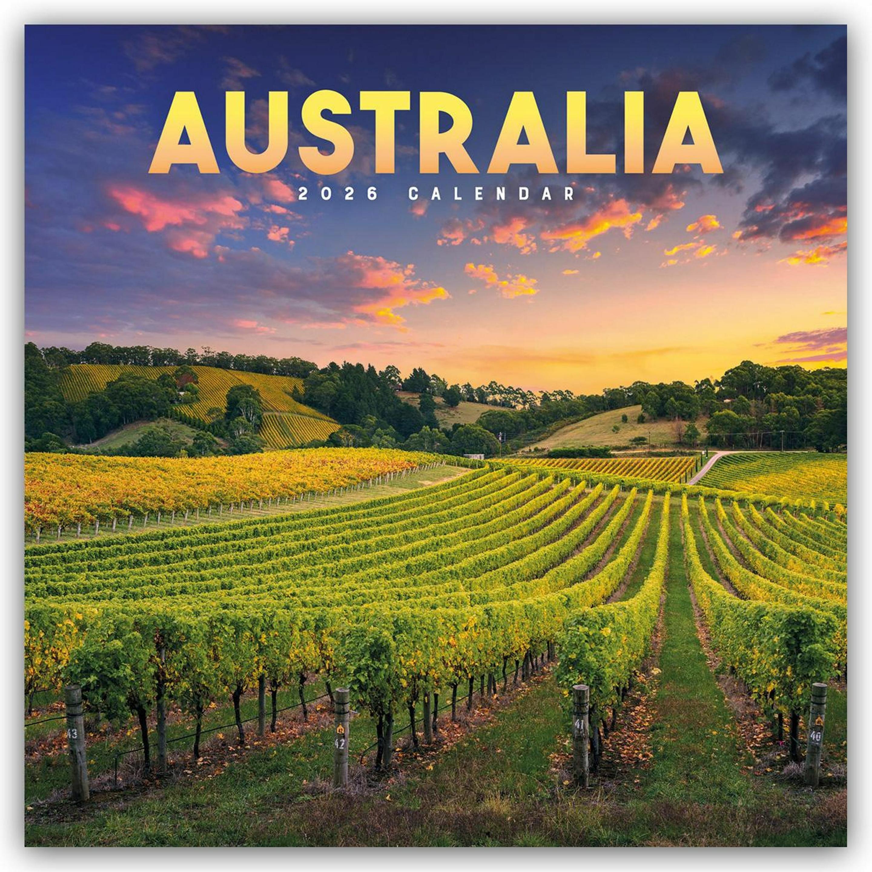 Carousel Calendars/Vista Print Australia - Australien 2025 - Wand ...