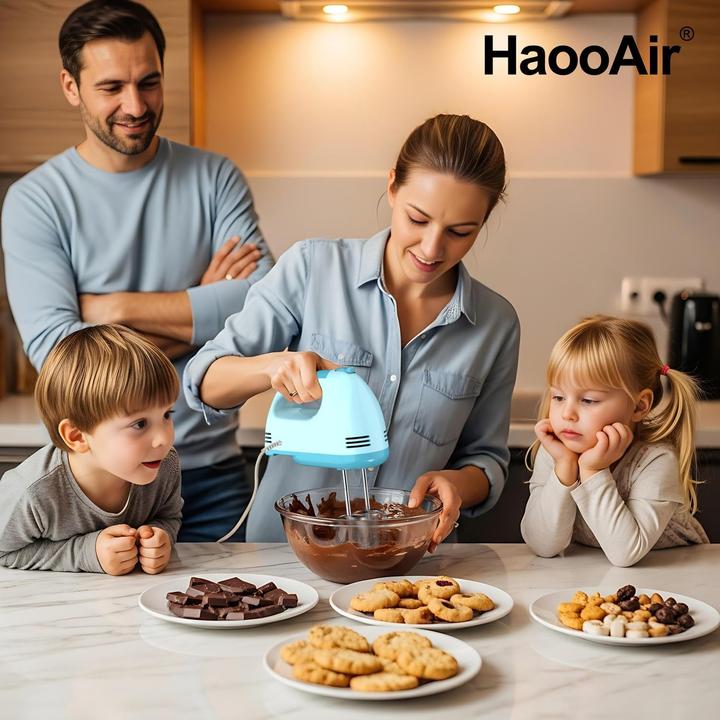 Haooair 7-Gang Handmixer mit 5-teiligem Zubehörset - Galaxus