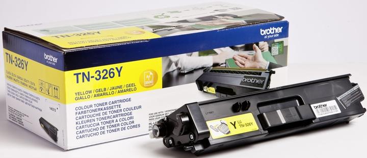 Brother toner, 3.500 paginas, OEM TN-326Y, geel 4 stuks - Digitec