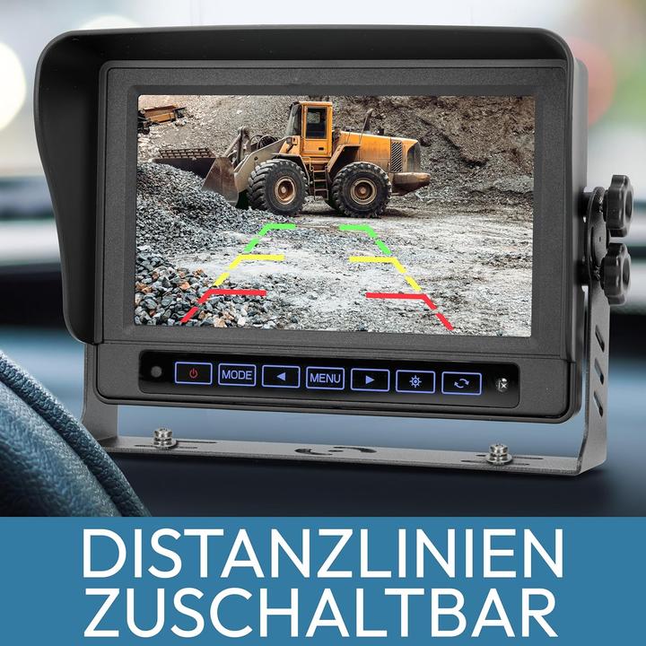 VSG Spritzwassergeschützter Rückfahrmonitor 13172, Select-Serie, mit 2 ...