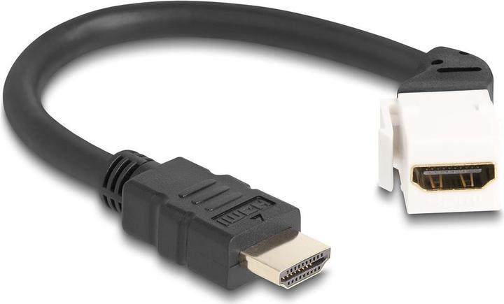 Delock Keystone module cable HDMI plug to socket 45° win - Digitec