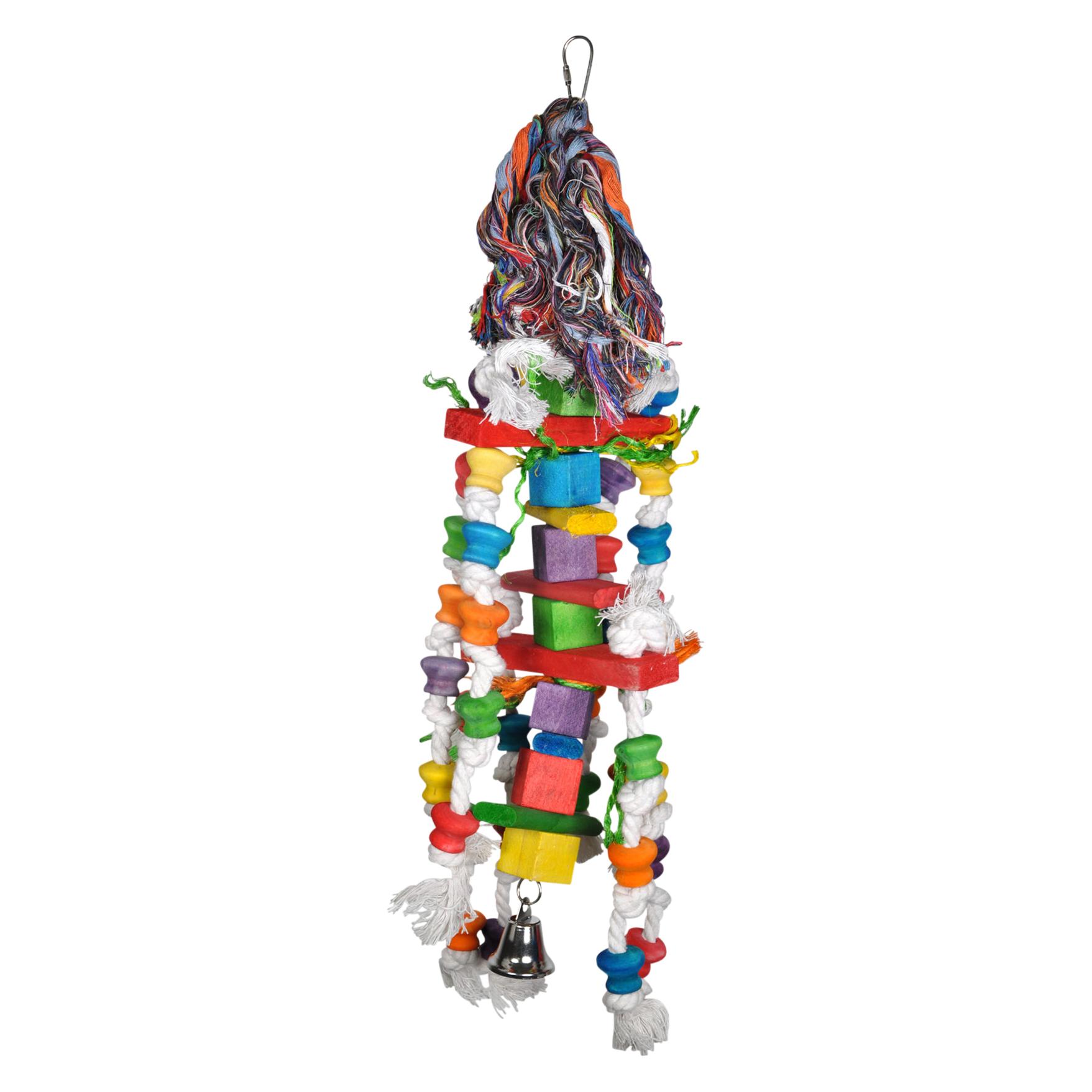 Vadigran Bird Toy wood Fun cubes multi color 55cm - kaufen bei Galaxus