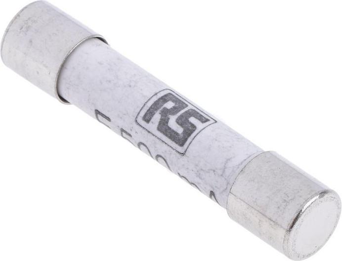 RS PRO 500mA F Ceramic Cartridge Fuse, 6.3 x 32mm, Packung à 10 Stück ...