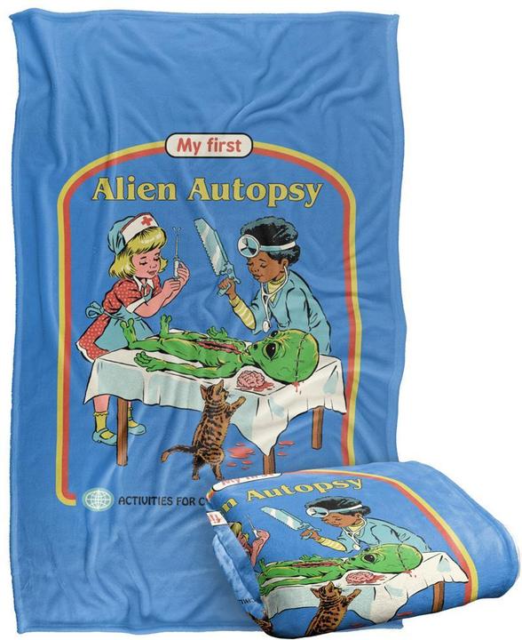 Steven Rhodes My First Alien Autopsy Decke Weiche Haptik