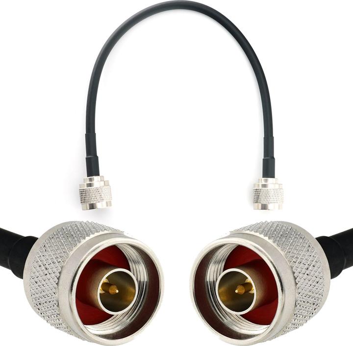 Rangeful BNC mâle à BNC mâle Câble coaxial 15m ? HF240 (équivalent LMR240) HF240-BNCM-BNCM-15 ...