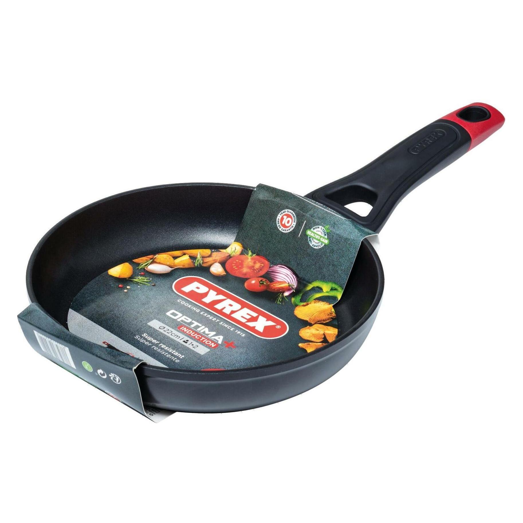 Pyrex Frying pan, Optima + (22 cm, Frying pan, Aluminium, Stainless ...