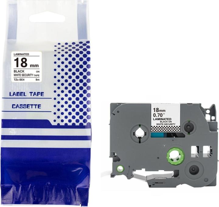 Hermex Alternatives Siegelband zu Brother Tze-SE4 Etiketten ...