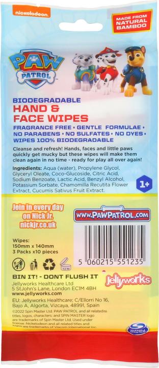 Nickelodeon Paw Patrol Hand & Face Wipes - kaufen bei Galaxus