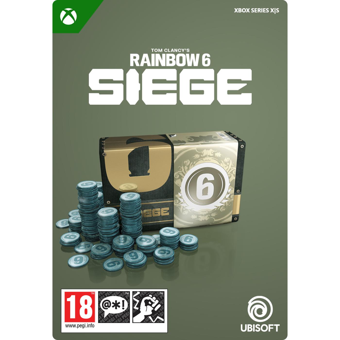 Microsoft XBOX Tom Clancys Rainbow Six Siege 3,300 R6 Credits Download ...